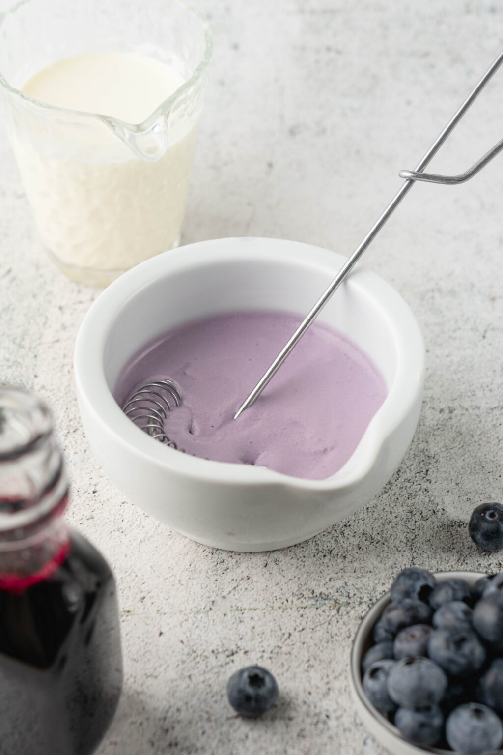 Creamy Blueberry Popping Boba Milk | Nordic Boba