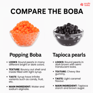 Popping Boba vs. Tapioca Pearls | Nordic Boba